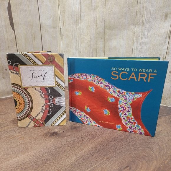 None | Accents | 2 Books On How To Wear Scarfs | Poshmark